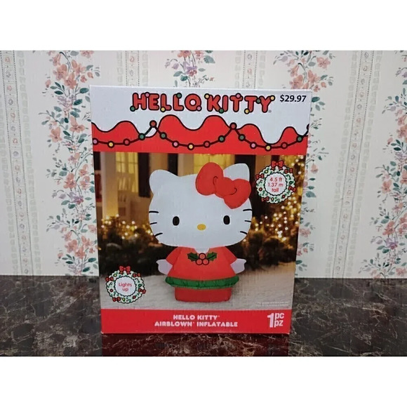 Hello Kitty | Holiday | Airblown Inflatables Christmas Hello Kitty With ...